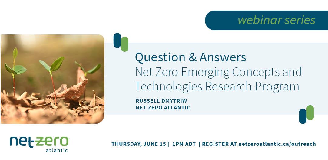 Questions and Answers: Net Zero Emerging Concepts and Technologies Research Program | Net Zero ...